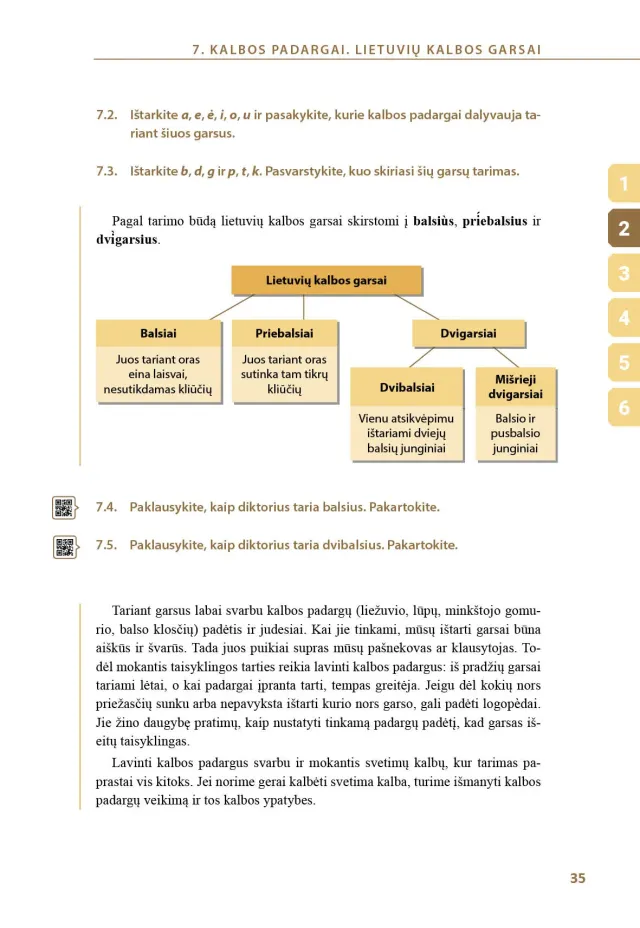 Lietuvių kalba. Vadovėlis 5 klasei | Švietimo portalas | Emokykla