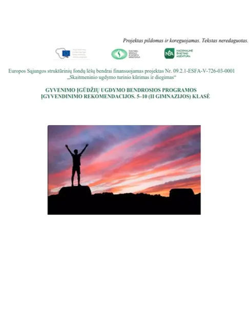 Gyvenimo įgūdžių ugdymo bendrosios programos įgyvendinimo ...